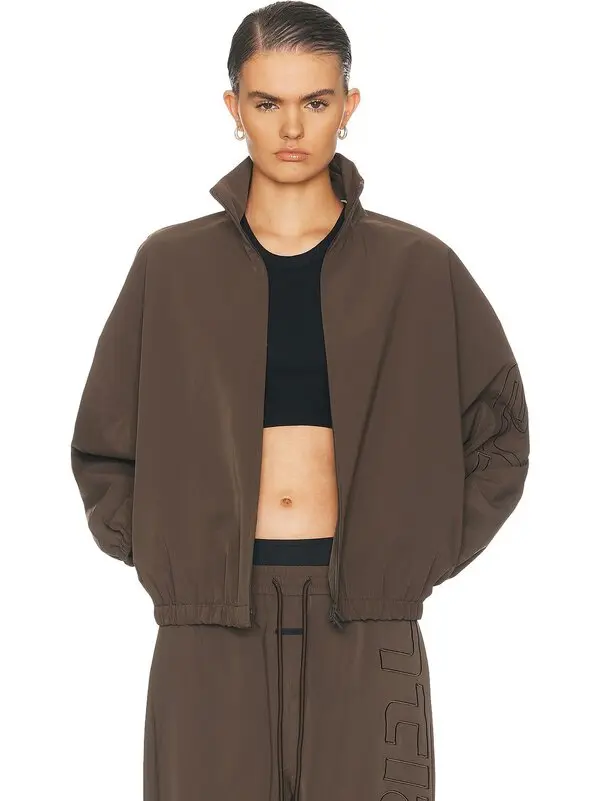 Fear Of God Active Trace Full Zip Track Jacket - Brown