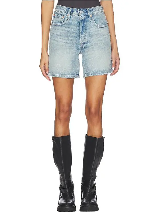 LEVI'S 501 Mid Thigh Short - Blue