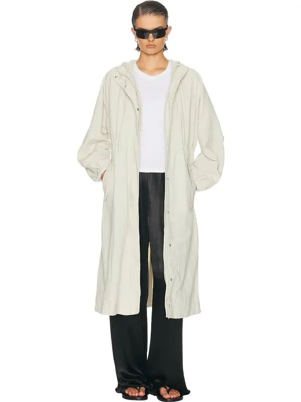 Beyond Yoga Crinkle Nylon Rain Jacket - Sand