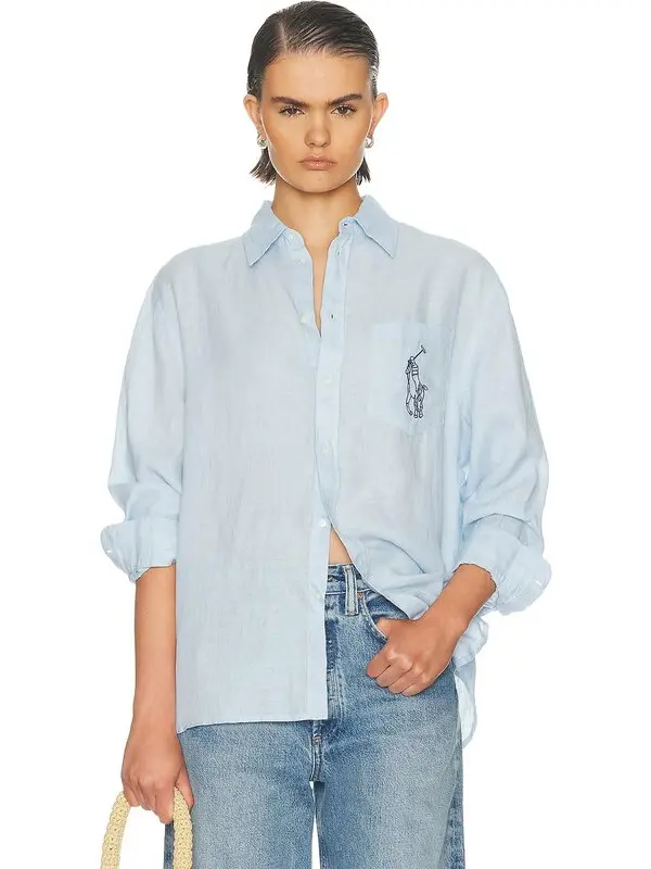 Polo Ralph Lauren Long Sleeve Linen Sport Shirt - Cold Springs