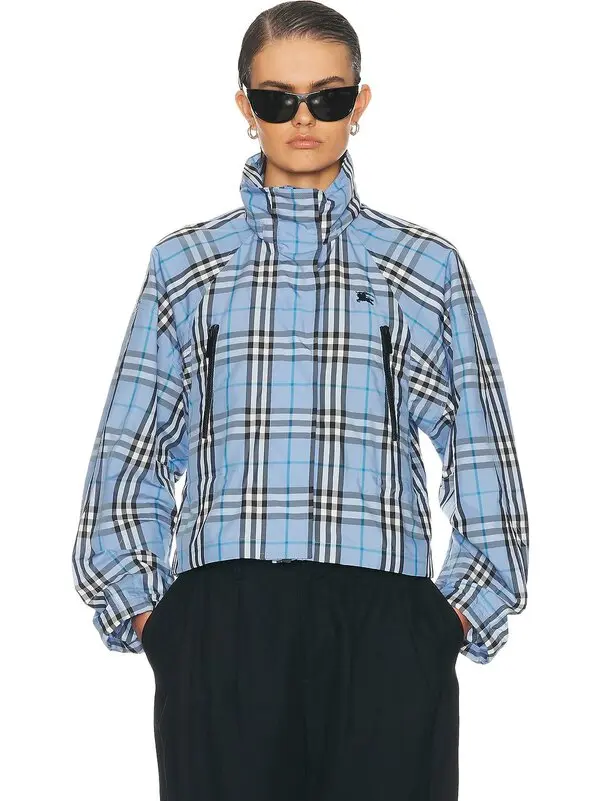Burberry Layham Jacket - Cornflower Blue Ip Check