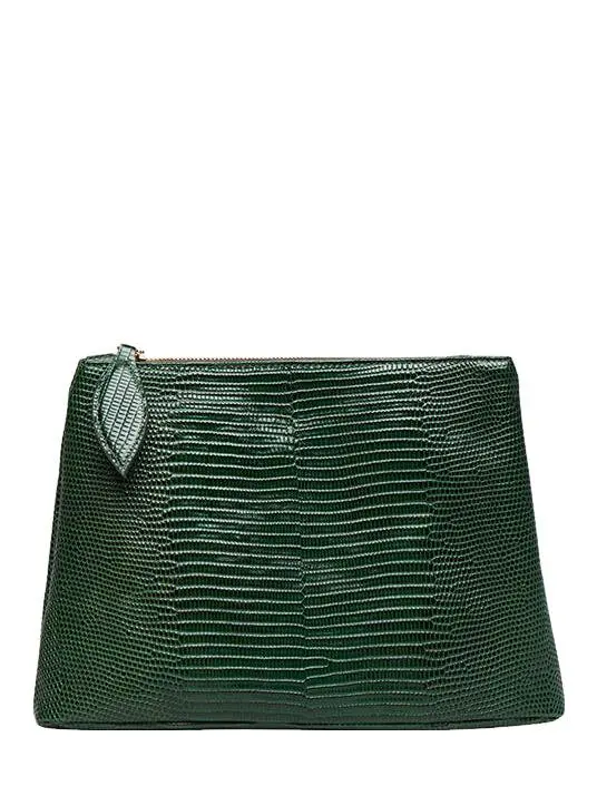 LIFFNER Zip Clutch - Green