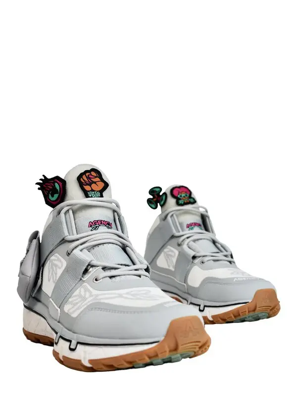AGENCY FOOTWEAR Guardian Storm Sneakers - Silver/white