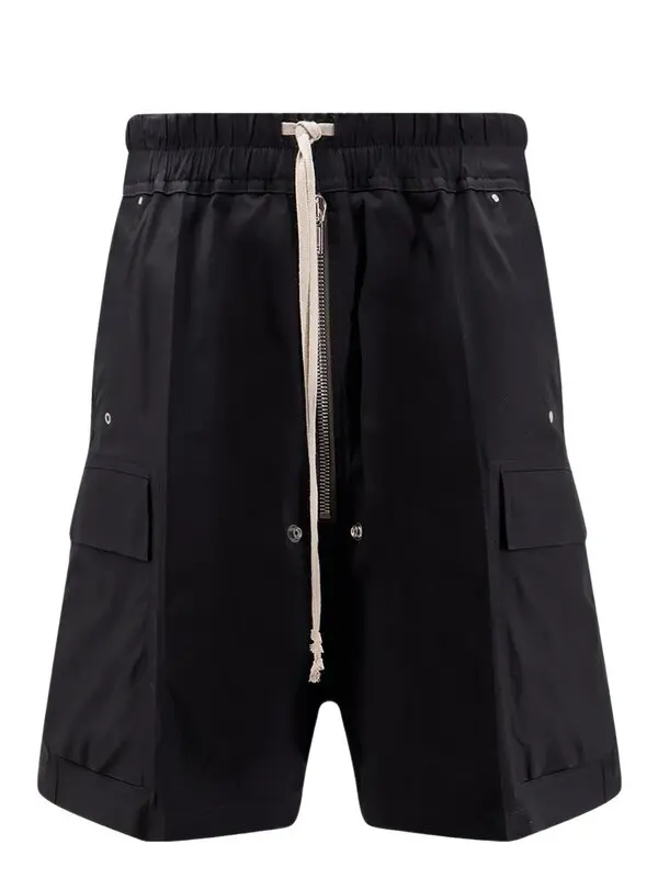 Rick Owens Cargo Drawstring Shorts - Black
