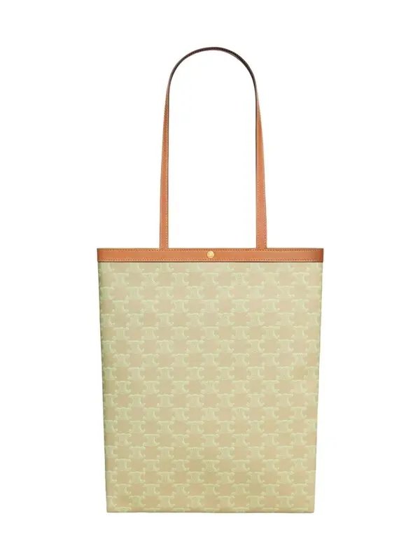 Celine Patterned Shoulder Bag - Nude