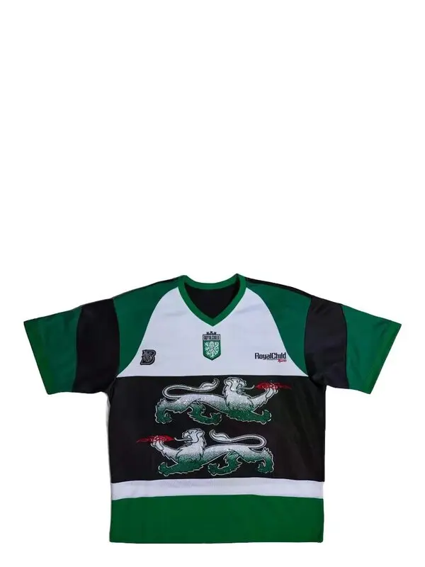 BIRTH OF ROYAL CHILD V-neck T-shirt - Green
