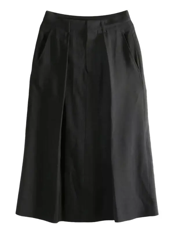 ANN DEMEULEMEESTER Yura Pleated-front Skirt - Black