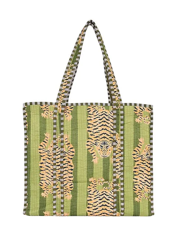 CYC Tibetan Tiger Tote Bag - Green