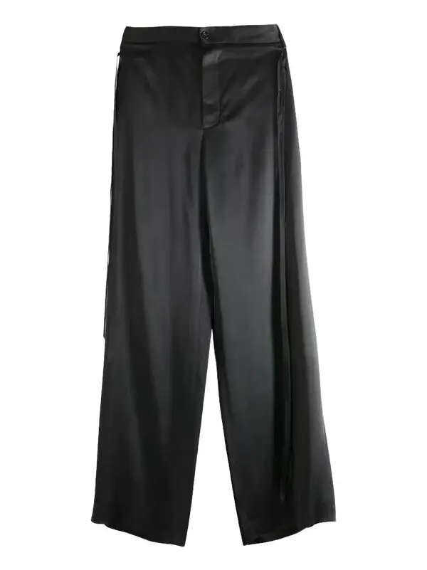 ANN DEMEULEMEESTER Loose-leg Trousers - Black