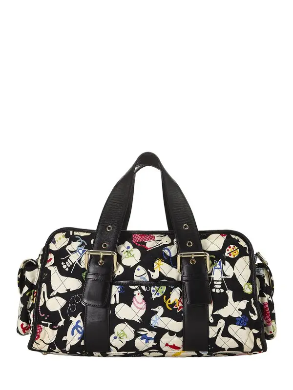 Chanel Baby Animals Diaper Bag - Black