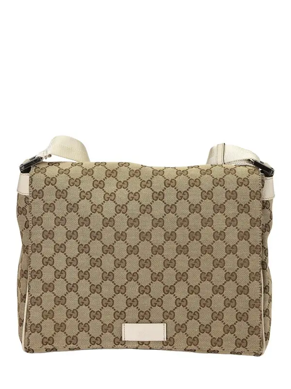 Gucci Original Gg Canvas Messenger Bag - White