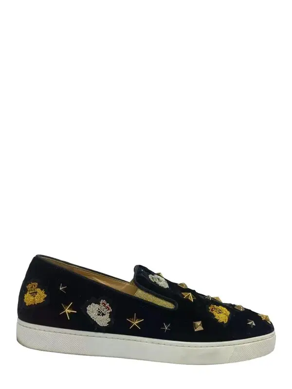 CHRISTIAN LOUBOUTIN Miss Academy Studded Sneakers - Black