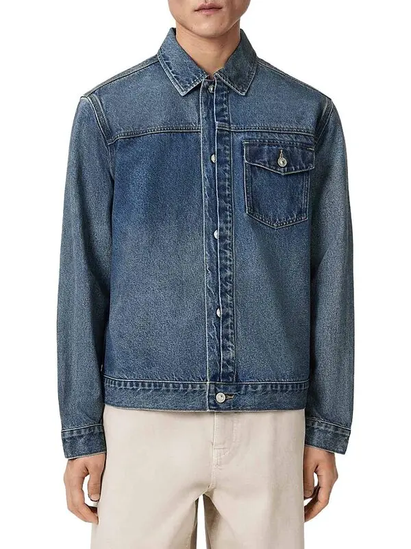 ALLSAINTS Roth Denim Jacket - Dark Indigo