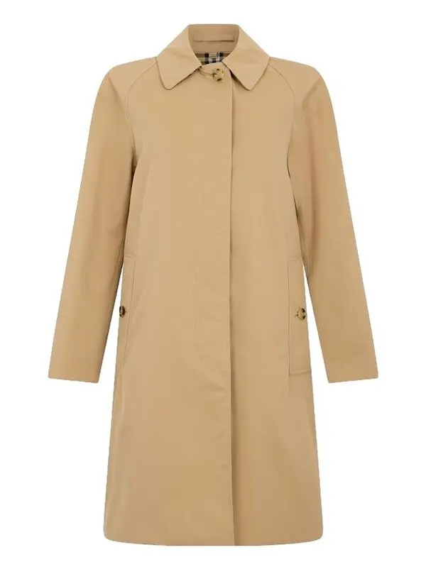 Burberry Long Sleeved Trench Coat - Khaki