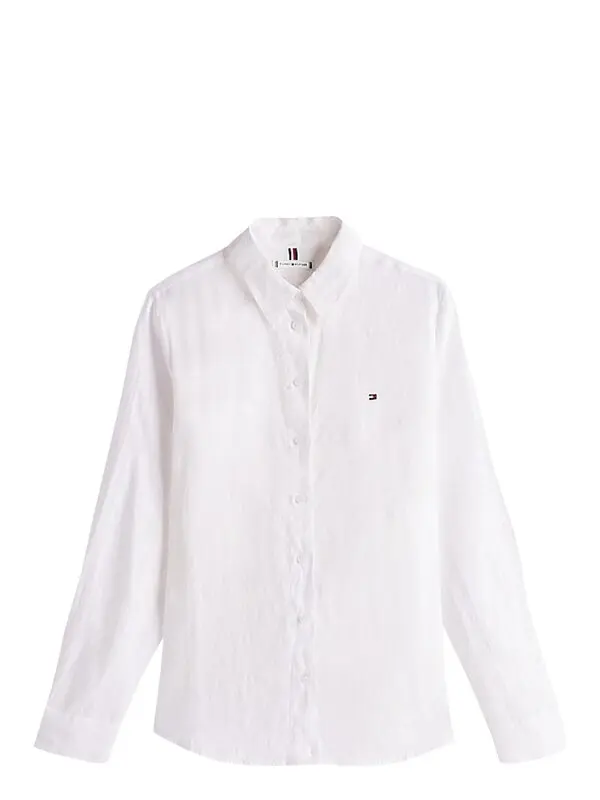Tommy Hilfiger Linen Relaxed Shirt - Optical White