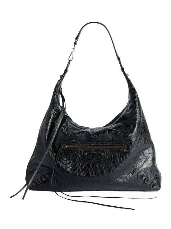 Balenciaga Le City Medium Hobo Bag - Black