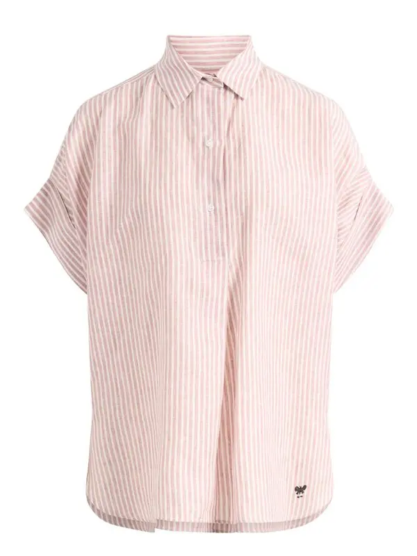 Max Mara Striped Short-sleeve Shirt - No
