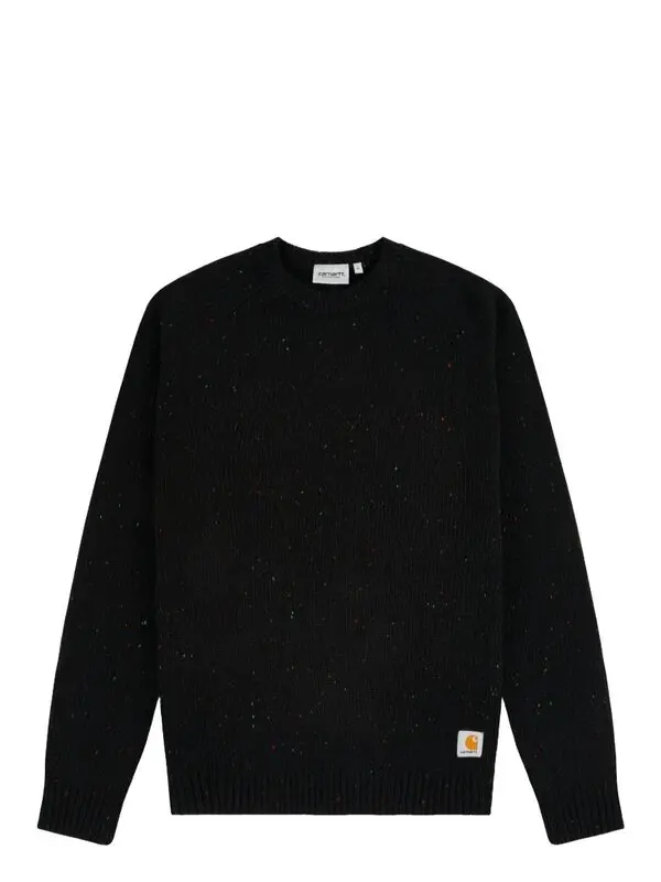 Carhartt Work In Progress Anglistic Crewneck Knitted Sweater - Black