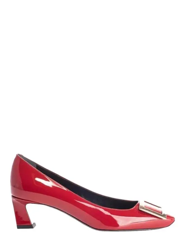 ROGER VIVIER Trompette Buckle Pumps - Red