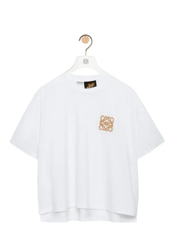 Loewe Anagram Craft T-shirt In Cotton - White