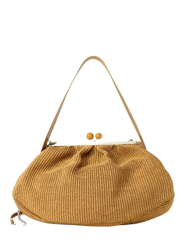 Max Mara Woven Shoulder Bag - Brown