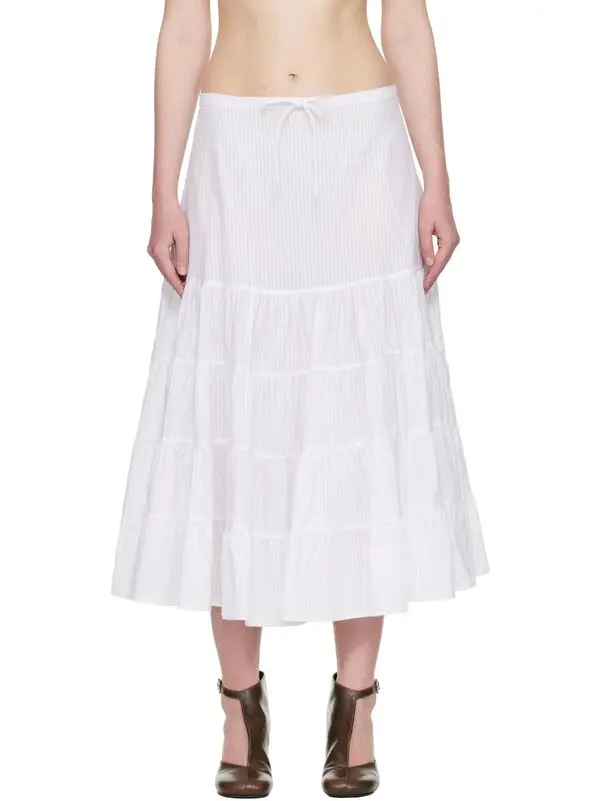 Paloma Wool Etoile Ankle Length Skirt - White
