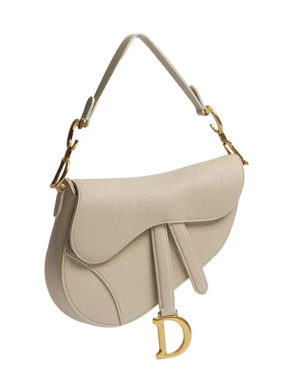 Dior Small Saddle Bag - Latte