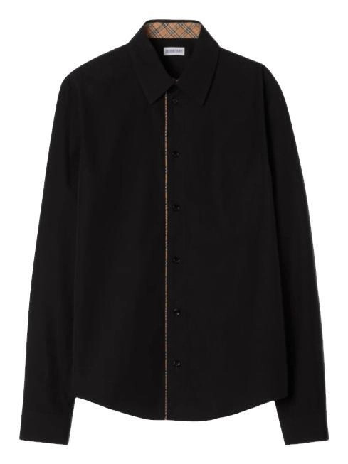 Burberry Long Sleeved Buttoned Shirt - Black
