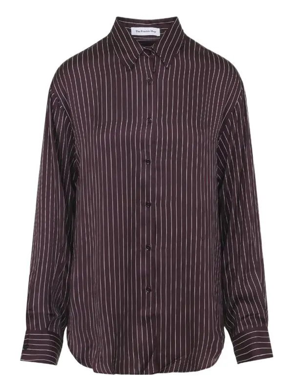 THE FRANKIE SHOP Striped Shirt - Black