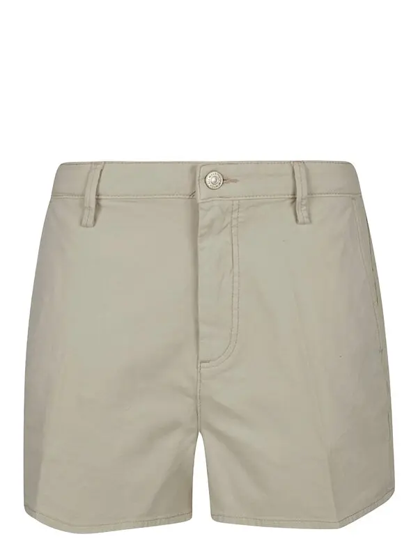 7 For All Mankind Belt Loop Shorts - Nude
