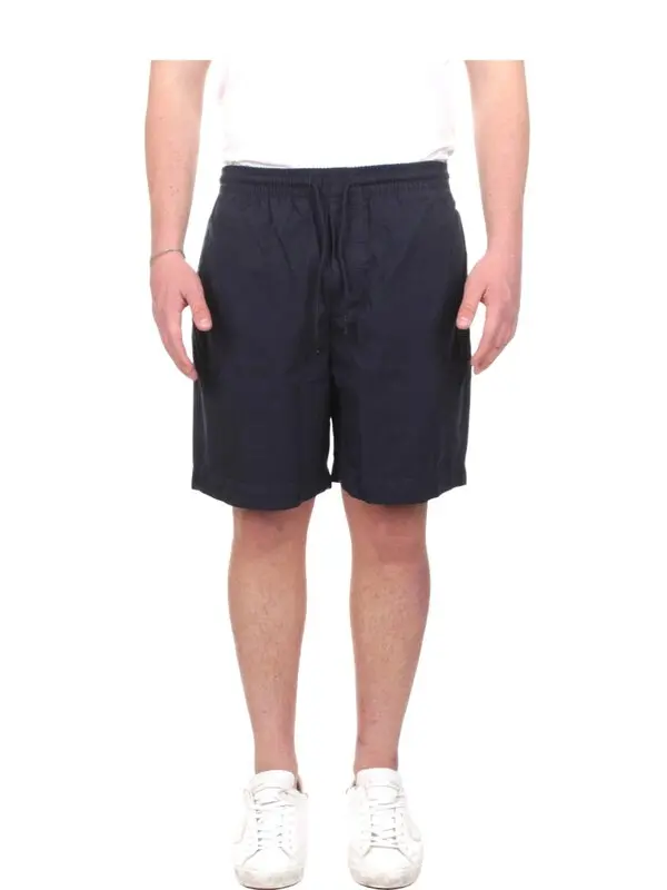 Woolrich Drawstring Poplin Shorts - Blue