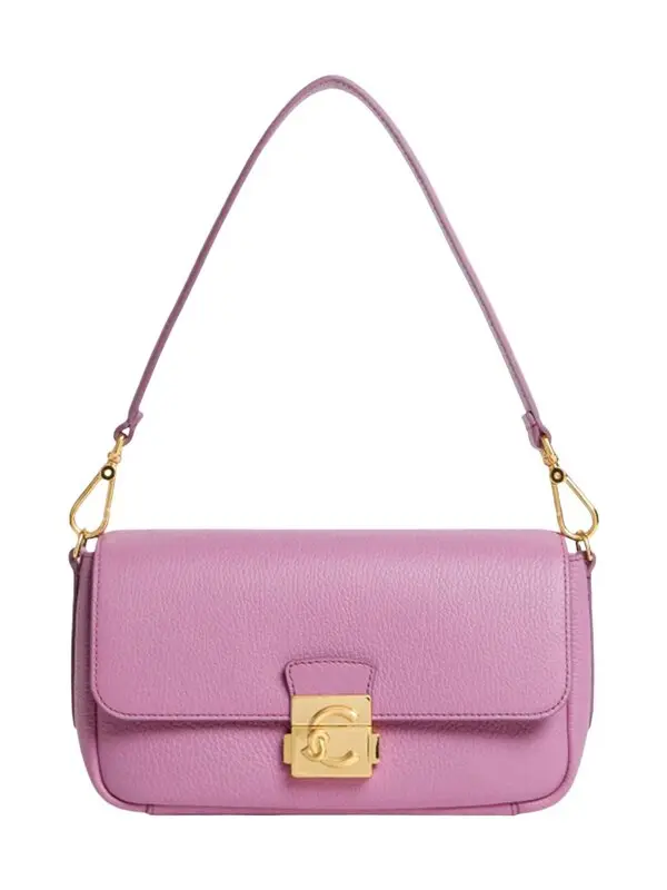 COCCINELLE Medium C-me Lock Shoulder Bag - Pink