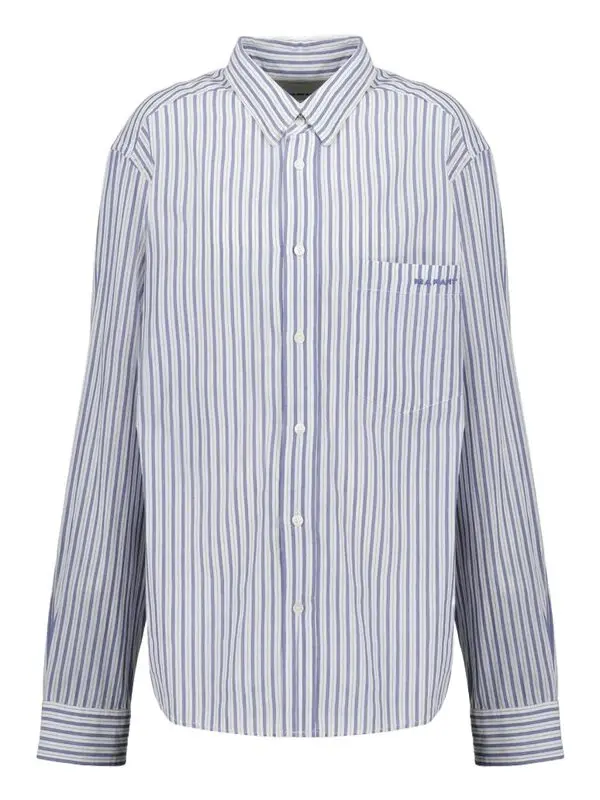 Isabel Marant Étoile Jasolo Striped Shirt - Blue