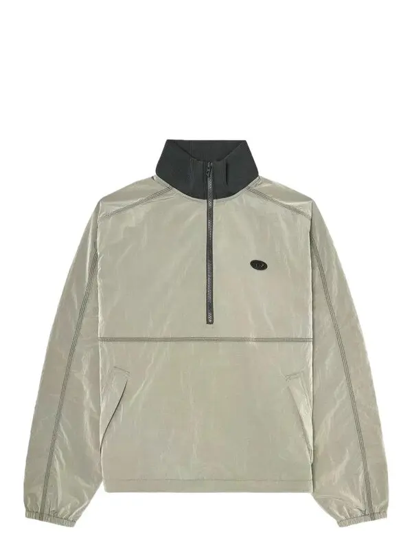 DIESEL® J-anok Shiny Crinkled Nylon Jacket - Grey