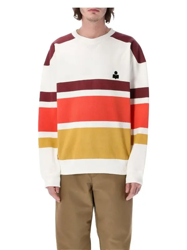 Isabel Marant Étoile Striped Logo Sweatshirt - Multicolor