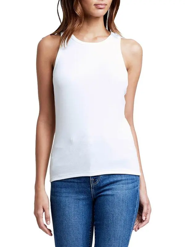 L'Agence Nia Racerback Tank - White