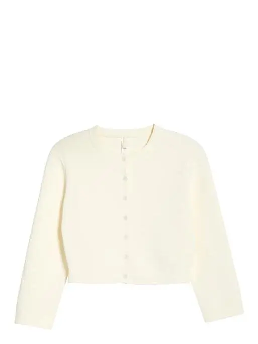 SKIMS Cropped Cardigan - Egret