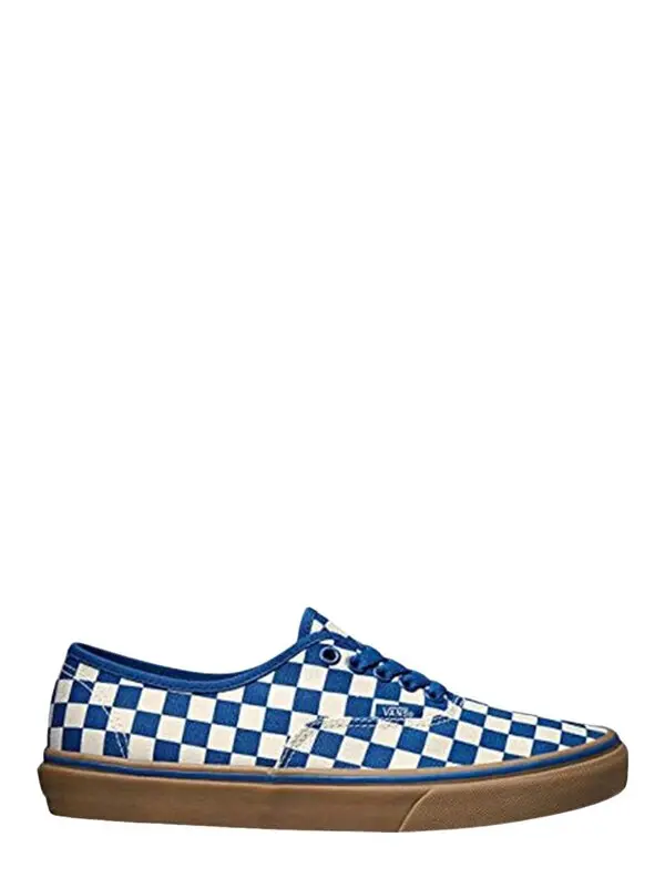 VANS Authentic Checkerboard Sneakers - Blue