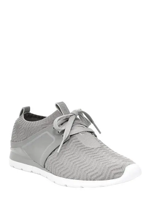 UGG Willows Lace-up Knit Sneakers - Seal Grey