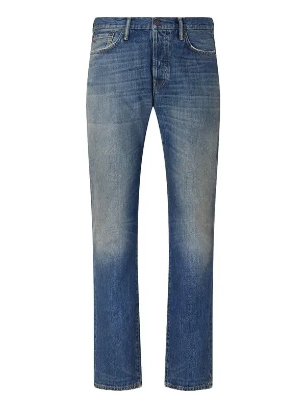 Acne Studios Straight-leg Cotton Jeans - Blue