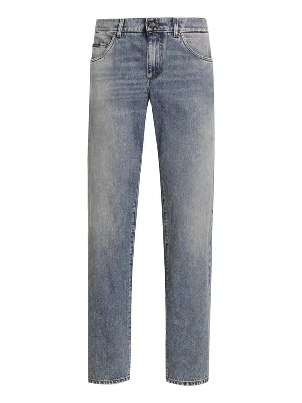 Dolce & Gabbana Multi-colored Denim Trousers - Multicolor