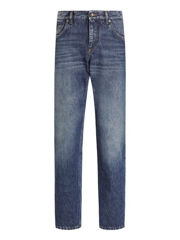 Dolce & Gabbana Multi-colored Denim Trousers - Multicolor