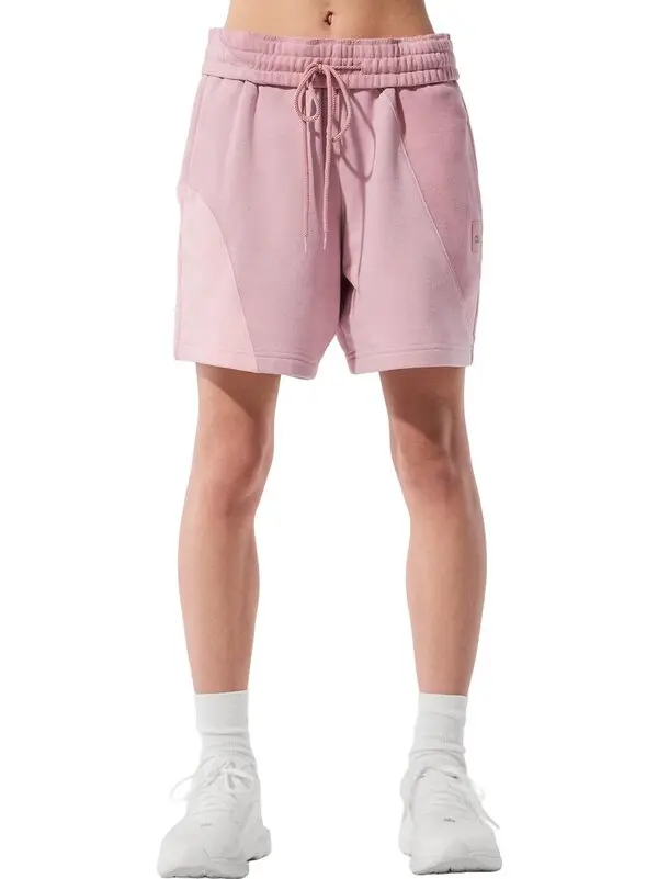Alo Yoga 7" Make Waves Shorts - Sunset Pink Tonal