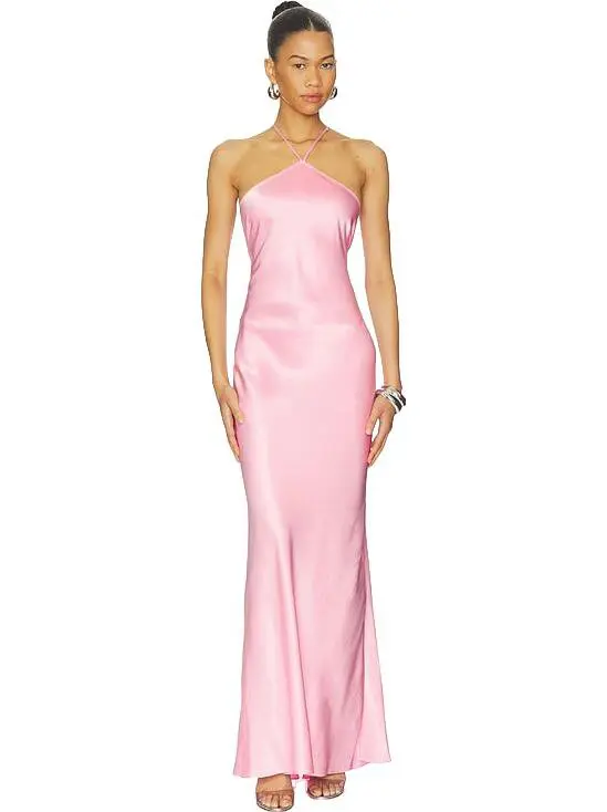 Anna October Angela Maxi Dress - Light Pink