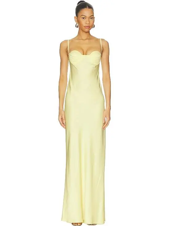 Anna October Levi Maxi Dress - Yellow