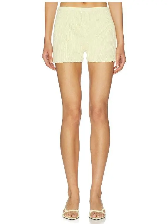 ASTA RESORT Isla Mini Short - Lemon