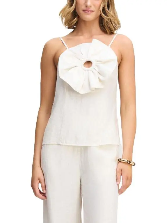 Sam Edelman 3d Flower Camisole - Ecru