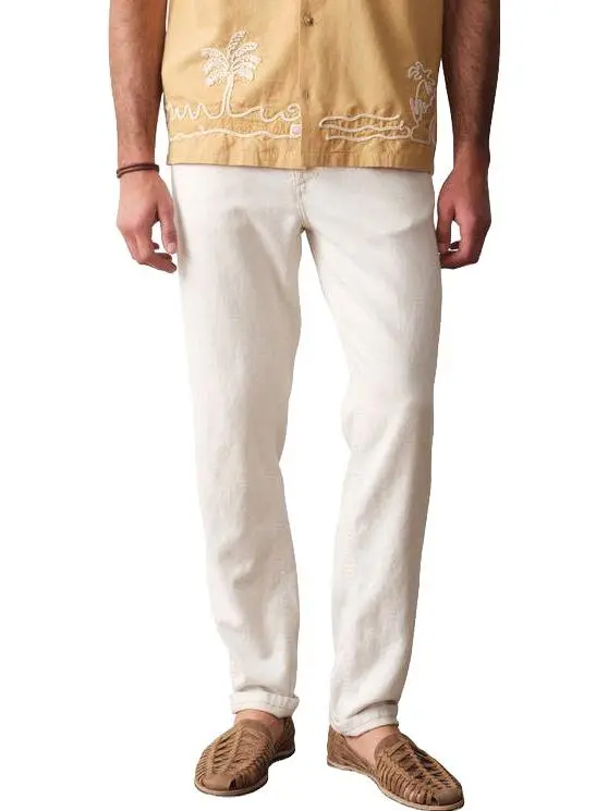 Marine Layer Slim-straight Leg Pants - Natural