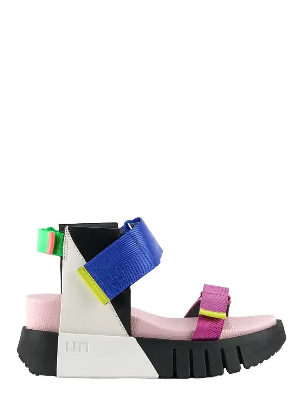 United Nude Delta Run Platform Sandals - Black/white