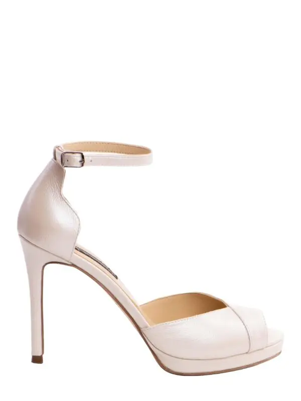 THE 5TH ELEMENT Liana Stiletto Platform Sandals - White